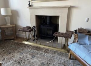 Fenders Seats and Corner Seats for Woodburners - Rockingham Fender Seats
